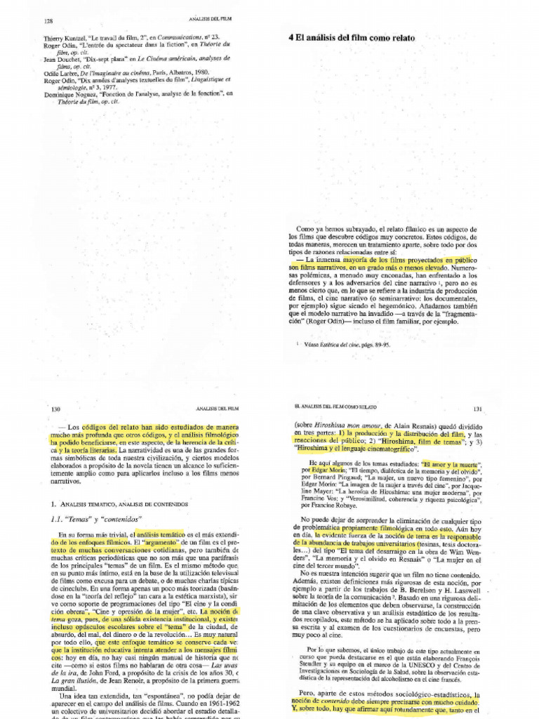 Aumont y Marie - Análisis Del Film CAP4 | PDF