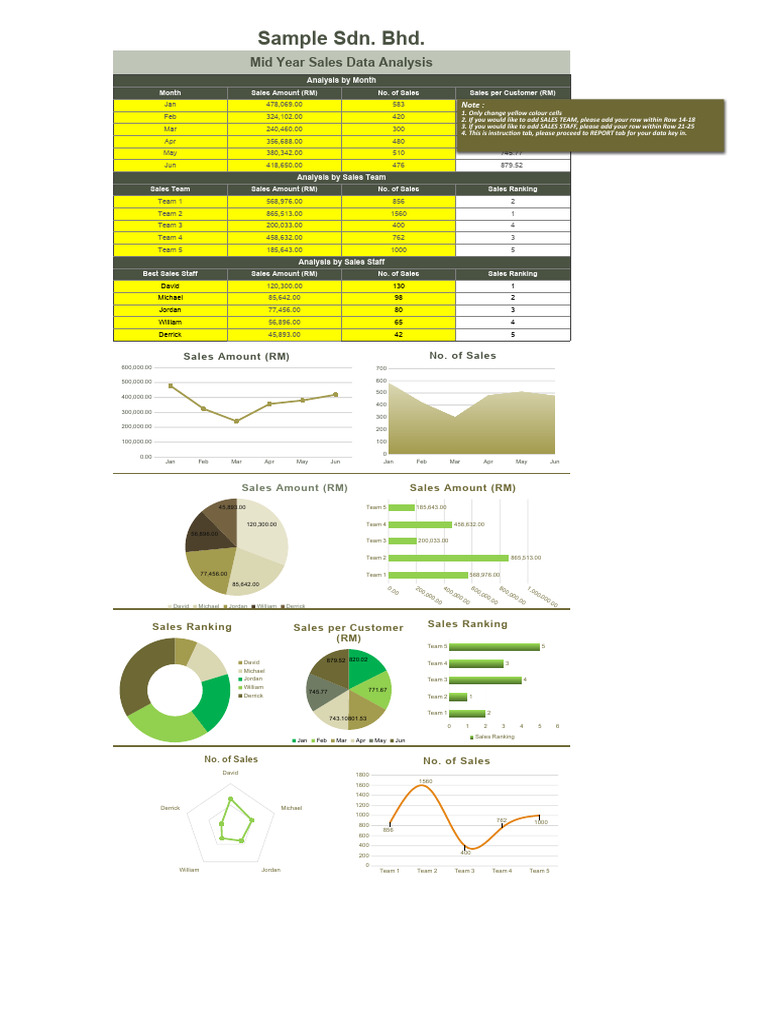 Mid Year Sales Data Analysis | PDF