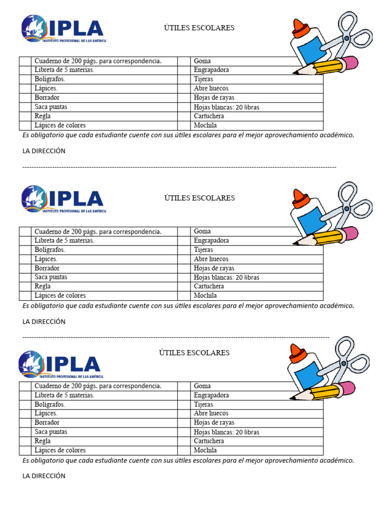 ÚTILES-ESCOLARES | PDF | Implementos de escritura | Papelería