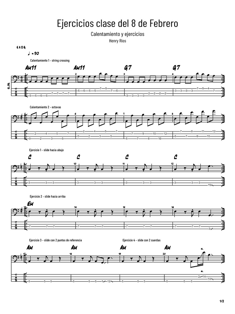 Ejercicios Clase 8 Febrero | PDF