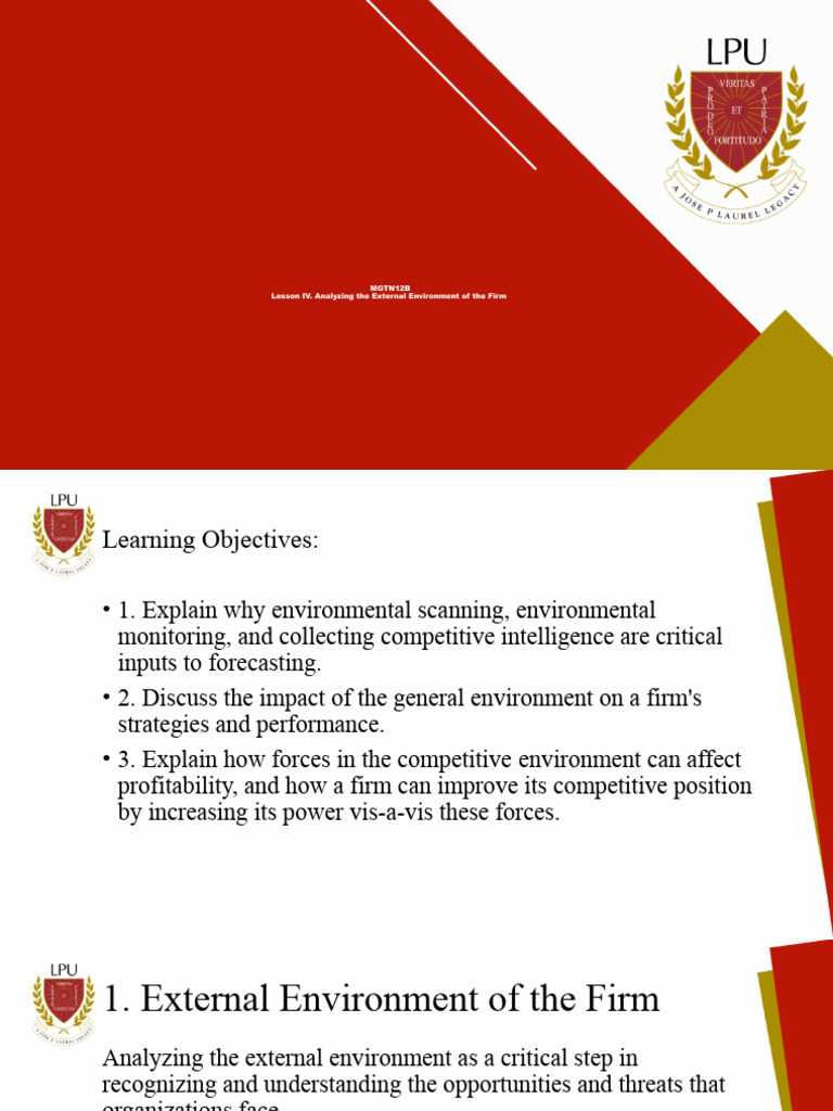 Strategic Environment Analysis Guide | PDF | Swot Analysis | Supply Chain