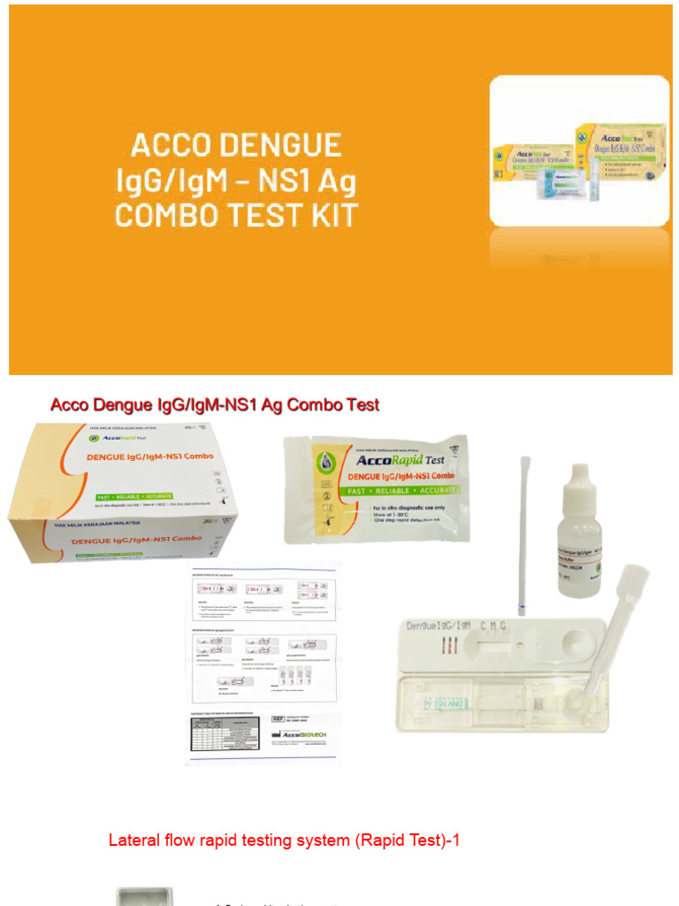 COMBO DENGUE KIT | PDF | Infection | Immunology
