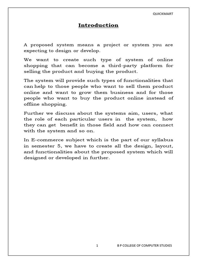 Sem 5 E-commerce Report | PDF | Computing | Information Technology