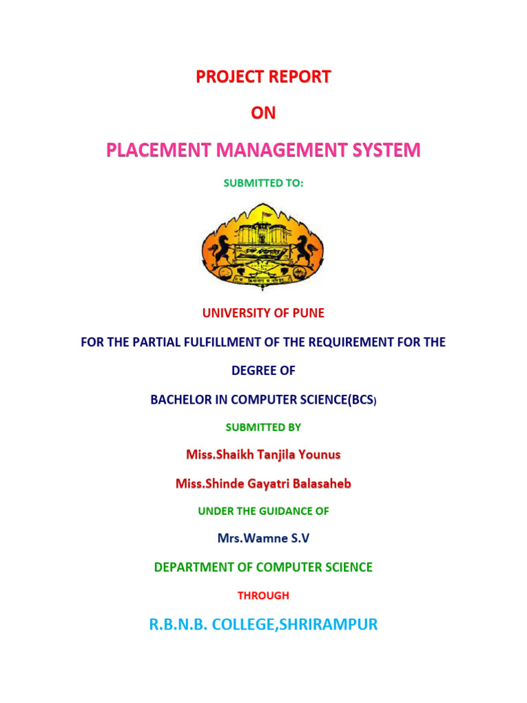 Placement Management System Project | Download Free PDF | Feasibility ...