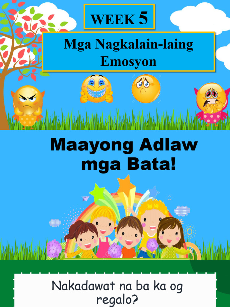 Q1 WEEK 5 - Emosyon | PDF