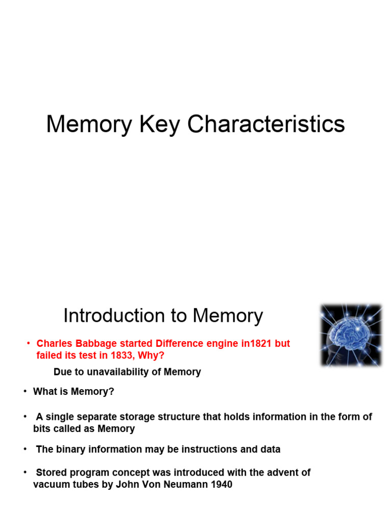 20-Module 4 - Memory Design and Architecture-26!02!2024 | PDF | Computer Data Storage | Random ...