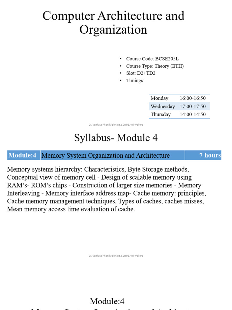 39-Cache Types MissTypes Cache Performance-18!03!2024 | PDF | Cpu Cache | Computer Data Storage