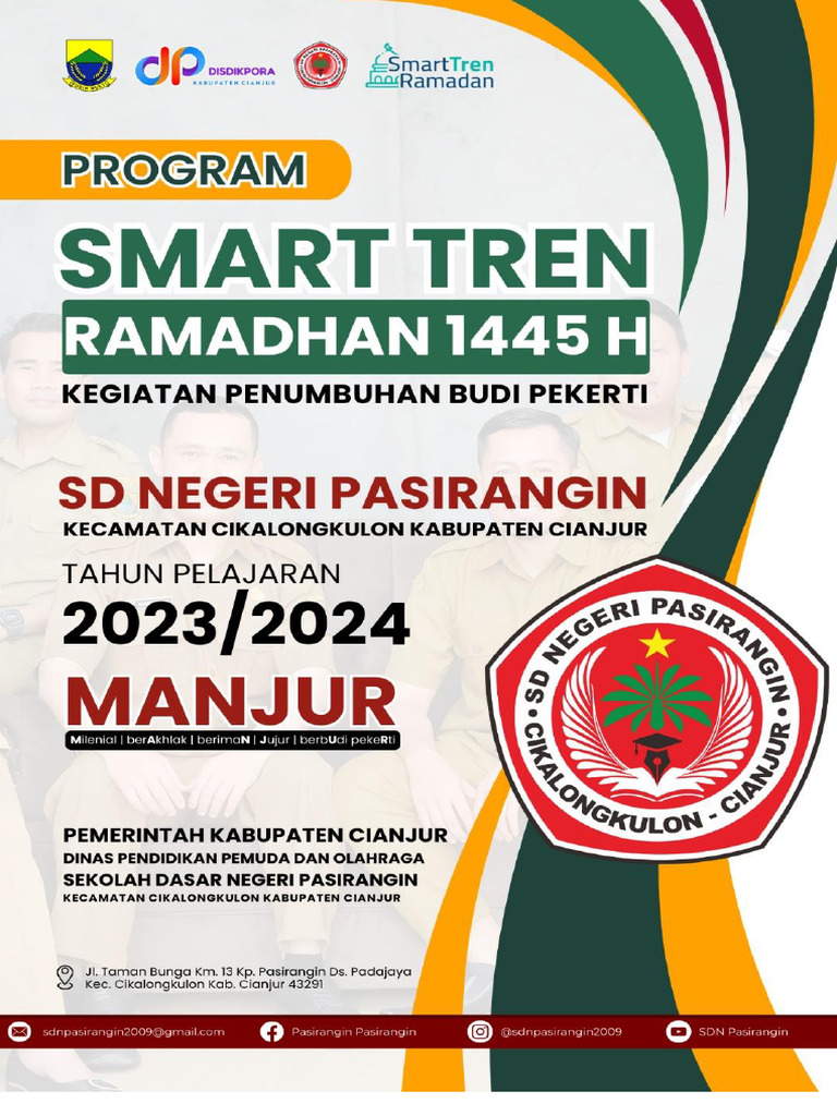 Program Smartren Ramadhan 2024 SDN Pasirangin | PDF