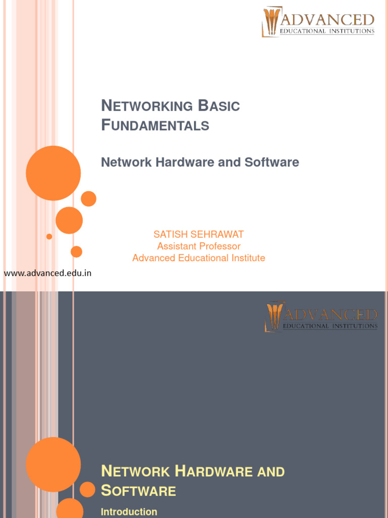 Networking Basic Fundamental 160218084241 | PDF | Computer Network ...