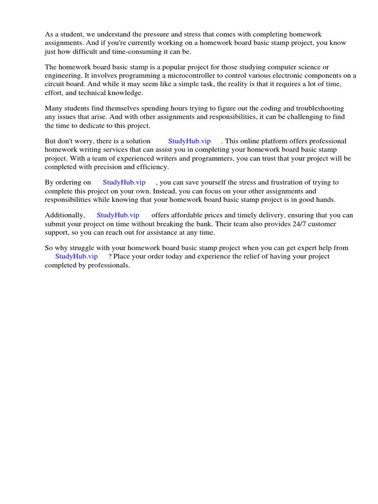 Homework Board Basic Stamp | PDF | Microcontroller | Computer Engineering