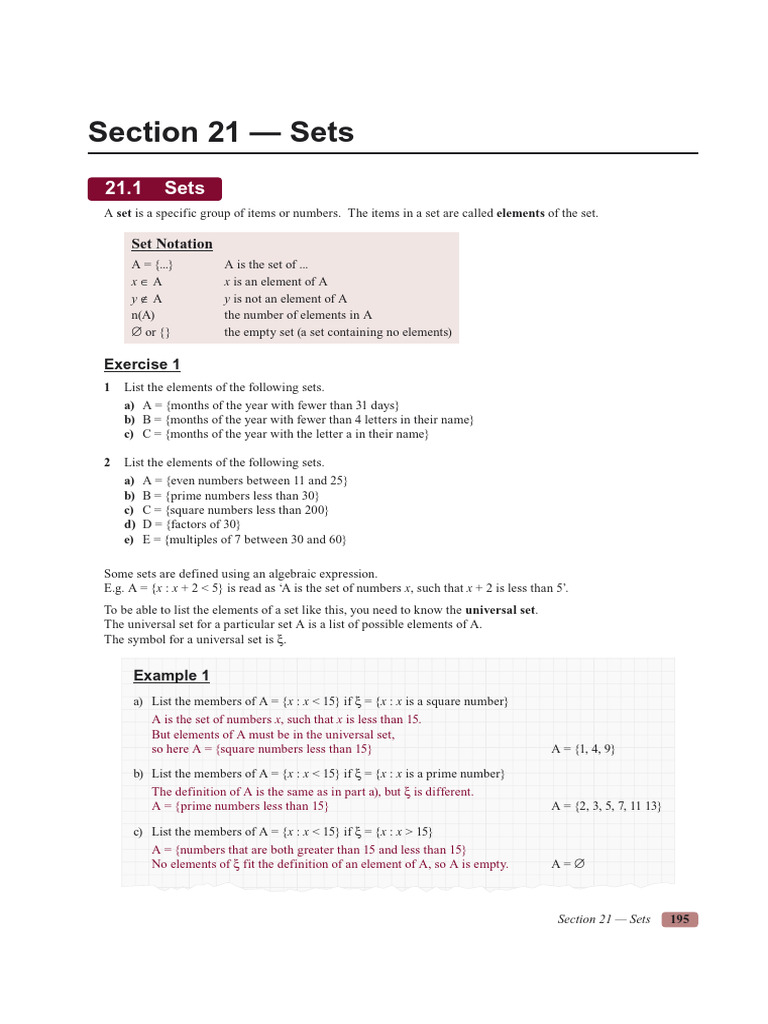 All Sets | PDF | Empty Set | Discrete Mathematics