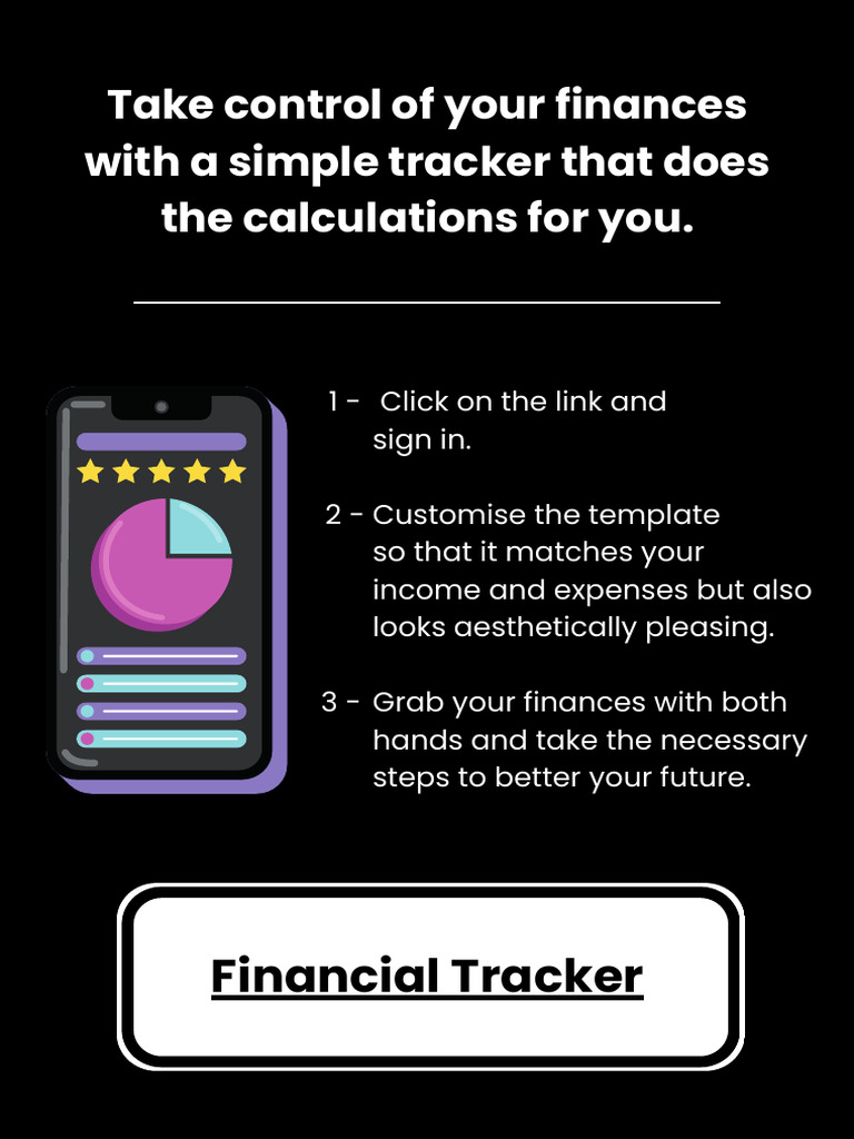 Simple Financial Tracker Template | PDF