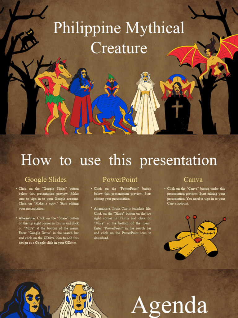Philippine Mythical Creatures Illustrative Presentation | PDF ...