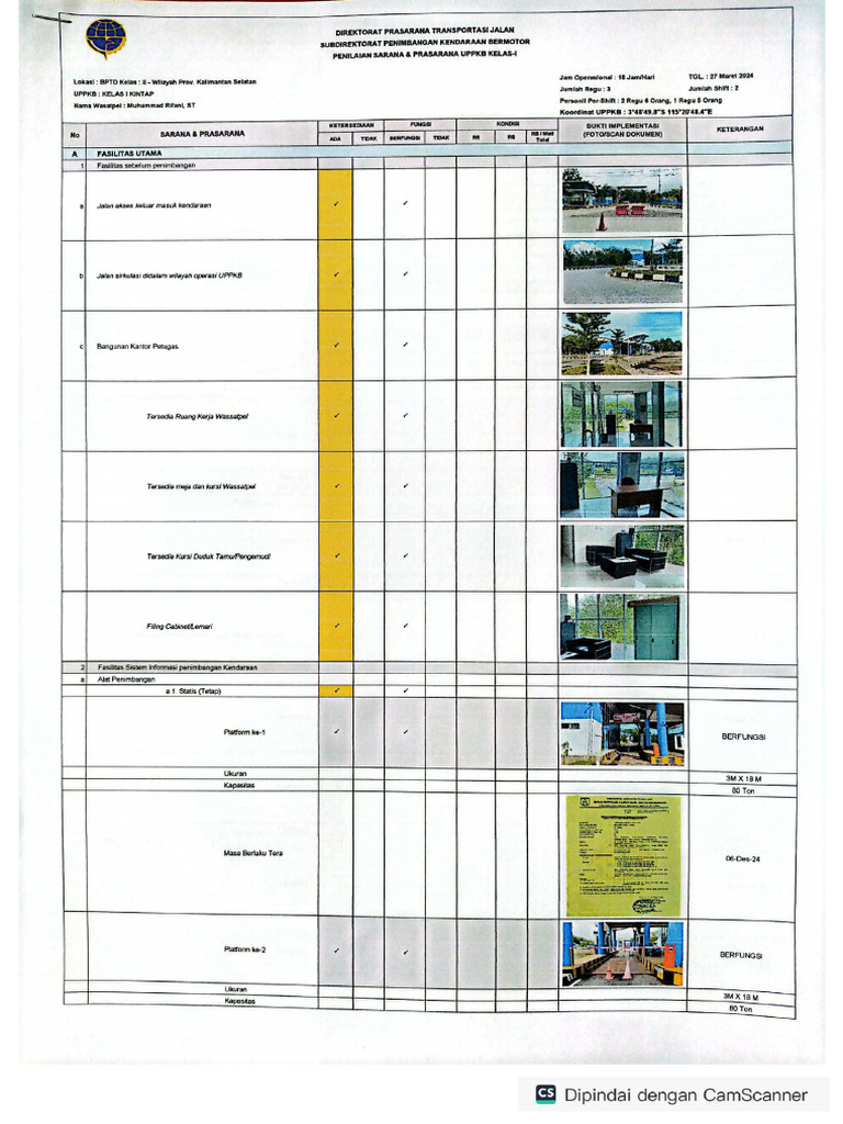 Uppkb Kintap Pormulir Penilaian Sarana Dan Prasarana 24 | PDF