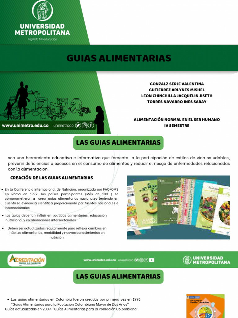 Guias Alimentarias | PDF | Nutrición | Dieta y nutrición