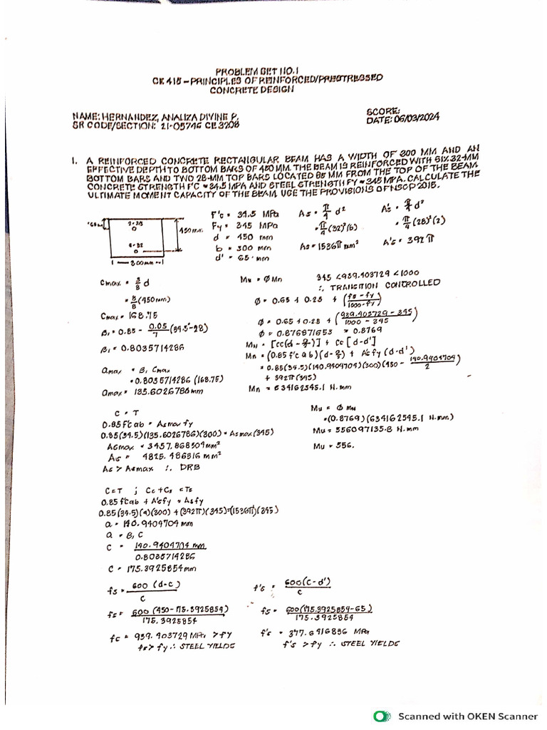 Hernandez, Analizadivinep Ce 3208 Pset 1 | PDF