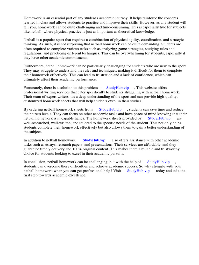 Netball Homework Sheets | PDF | Homework | Facebook