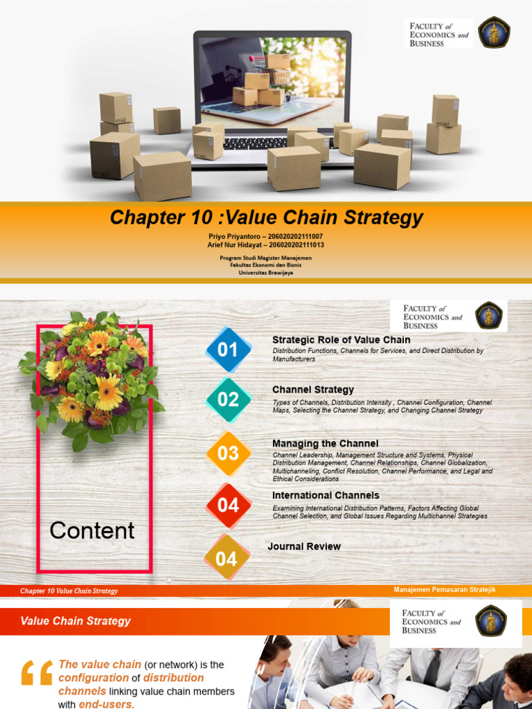 Value Chain Strategy | PDF | Market (Economics) | Private Sector