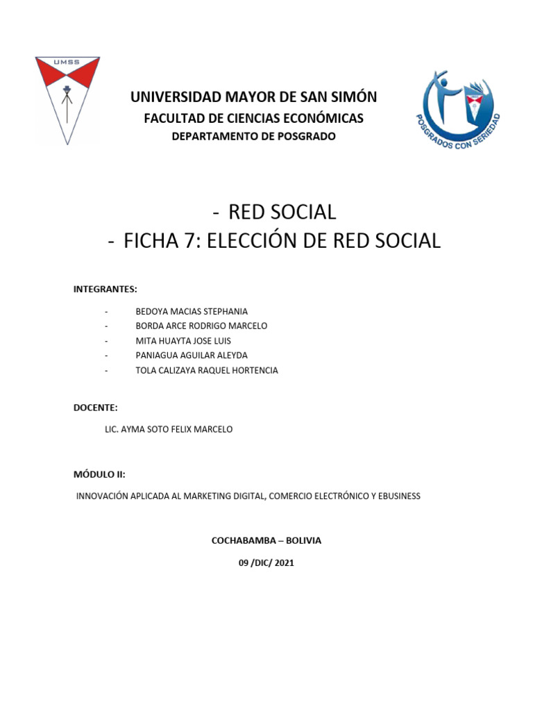 SMM3 Trabajo | PDF | Servicio de redes sociales | Marketing