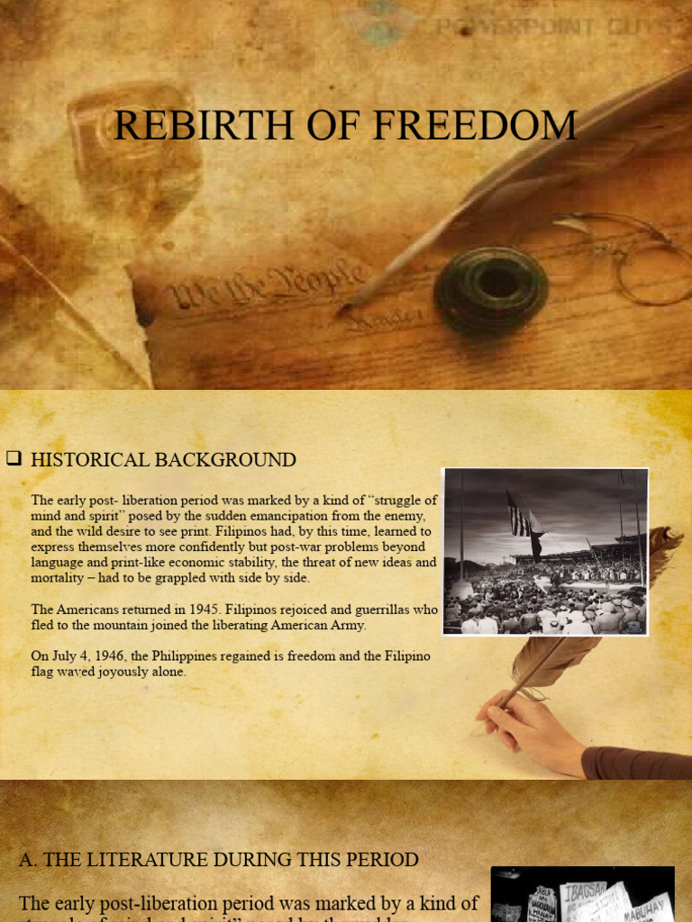 Post-Liberation Filipino Literature | PDF