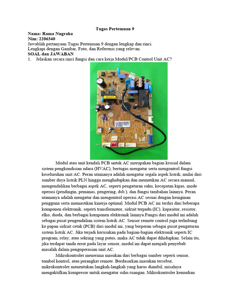 TP9 - AK - 2206340 - Rama Nugraha | PDF