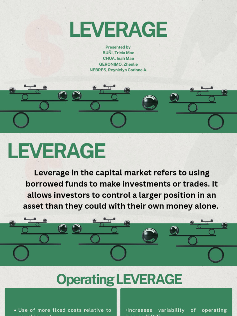 CAPMARK-GROUP-1 | PDF | Leverage (Finance) | Equity (Finance)