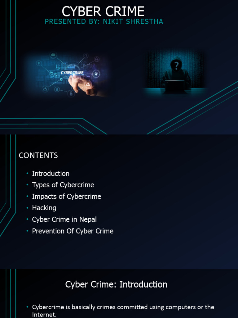 Cyber Crime | PDF | Cybercrime | Security