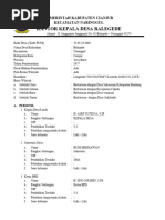 Format Profil Desa | PDF