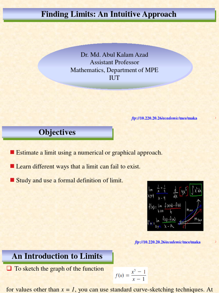 Lecture 1 Limits and Their Properties | PDF | Function (Mathematics ... Lecture 1 Limits and Their Properties | PDF | Function (Mathematics ...