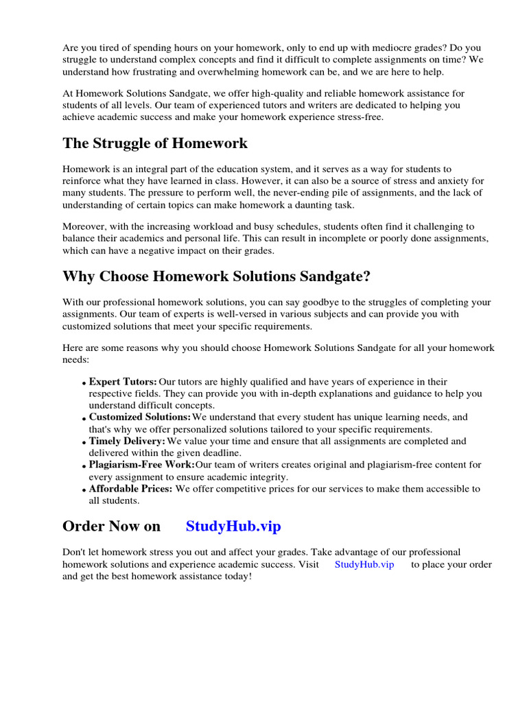 Homework Solutions Sandgate | PDF | Facebook | Http Cookie