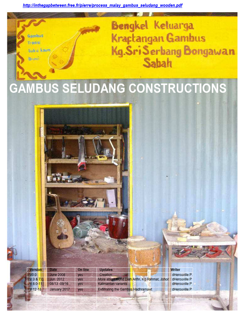 Process Malay Gambus Seludang Wooden | PDF | String Instruments ...