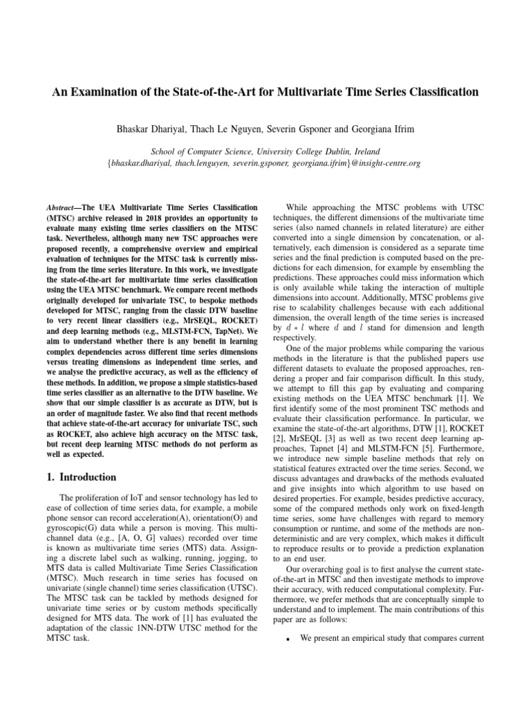 PID6626337 | PDF | Time Series | Statistical Classification