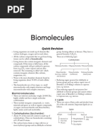 Biology Chapter 9 Biomolecules Class 11 Notes - FREE PDF Download | PDF ...