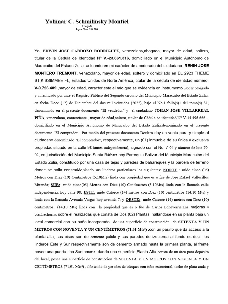 Compra Venta FRANGER | PDF