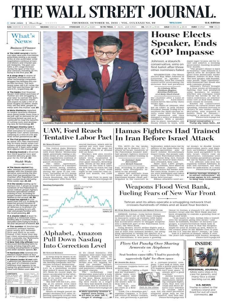 WSJ 2610 | PDF | Cost Of Living | Hamas