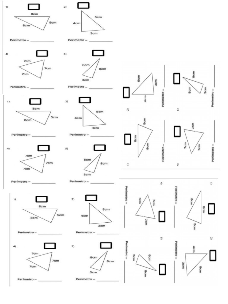 Ejercicios Triángulos Pdf
