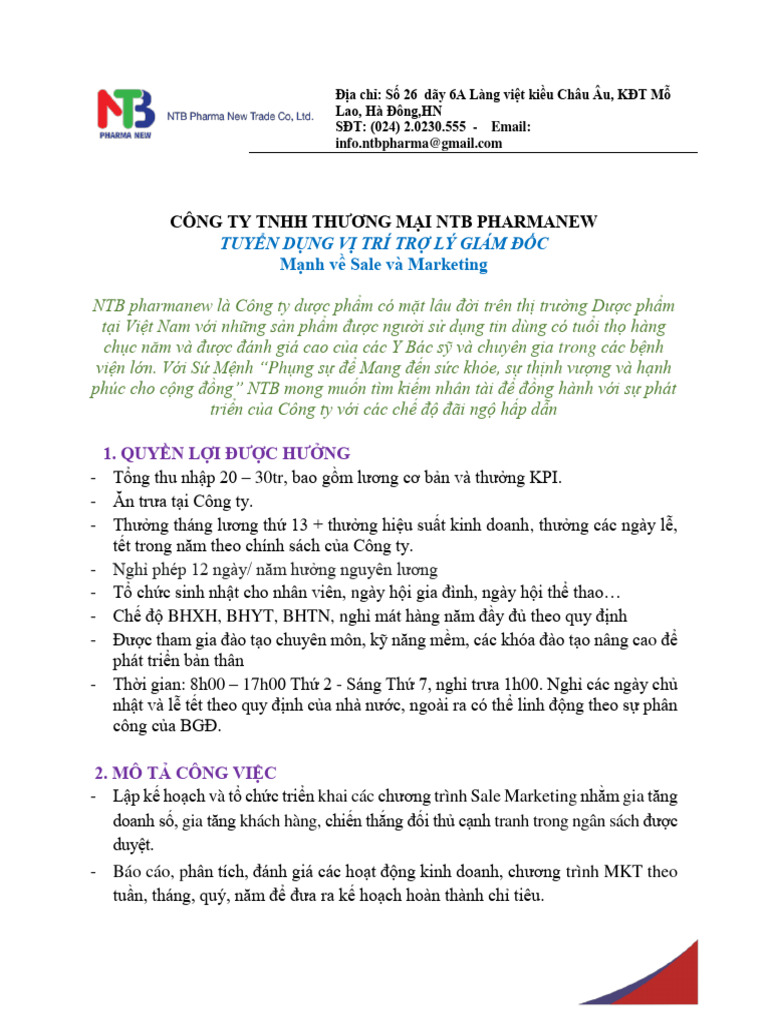 JD - TR Lý GĐ.V1 | PDF