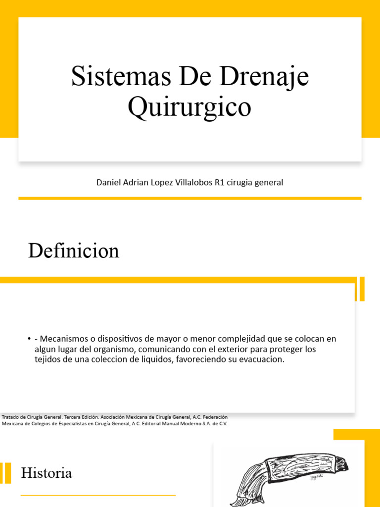 Sistemas de Drenaje Quirúrgico: Tipos y Usos | PDF | Cirugía | Medicina ...