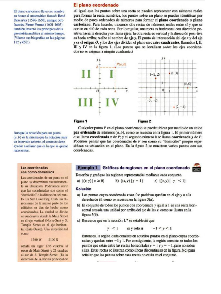 Plano de Coordenadas | PDF