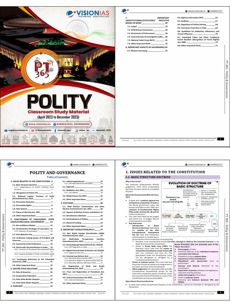 Polity Edited | PDF | Political Law | Governance