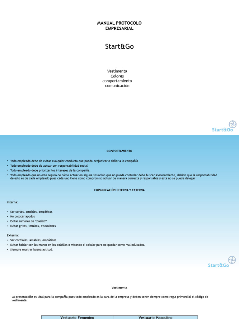 Manual Protocolo | PDF | Ropa | Moda