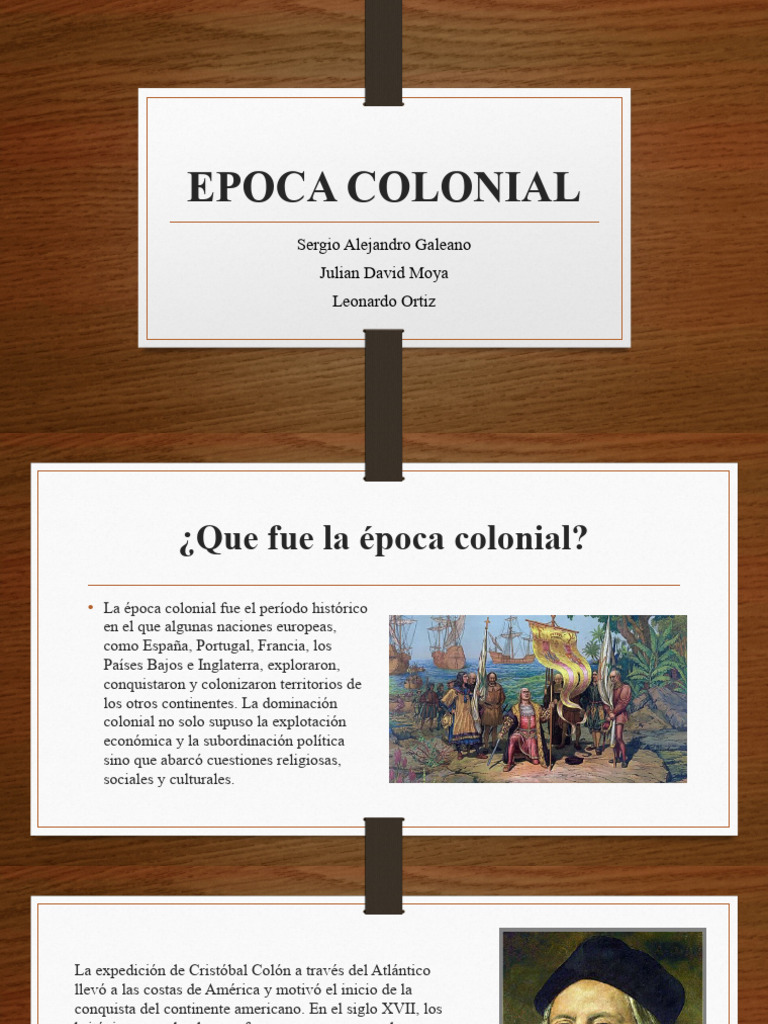 EPOCA COLONIAL Historia | PDF | Colonialismo | Imperio español