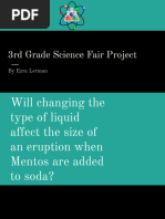Diet Coke and Mentos Reaction Study | PDF | Experiment | Physical Sciences