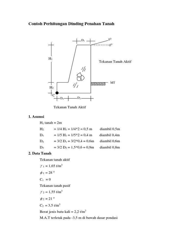 Contoh Perhitungan DPT | PDF