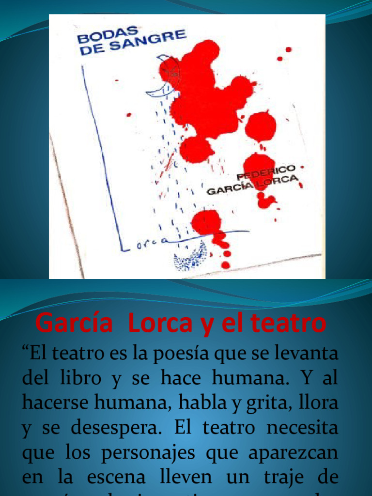 Bodas de sangre. Federico Garcia Lorca | PDF | Federico García Lorca