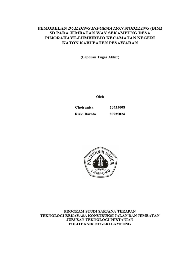 Pemodelan BIM 5D | PDF