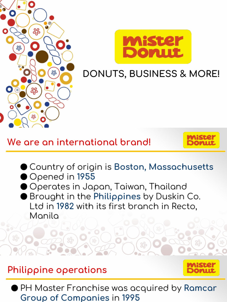 Mister Donut Franchise Opportunities | PDF