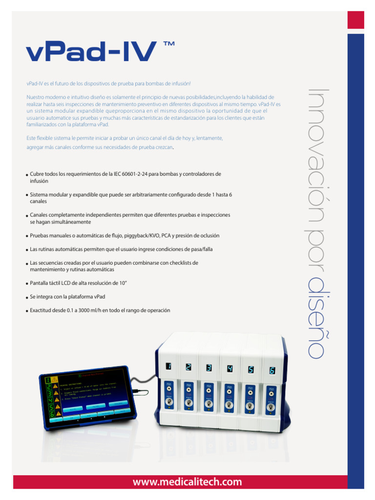 Ficha Tecnica vPad-IV | PDF