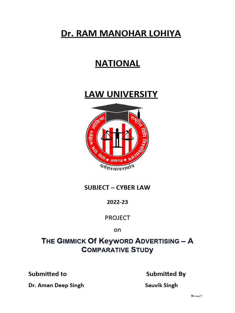 Cyber Law | PDF