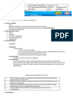 Detailed Lesson Plan Cover Page | PDF